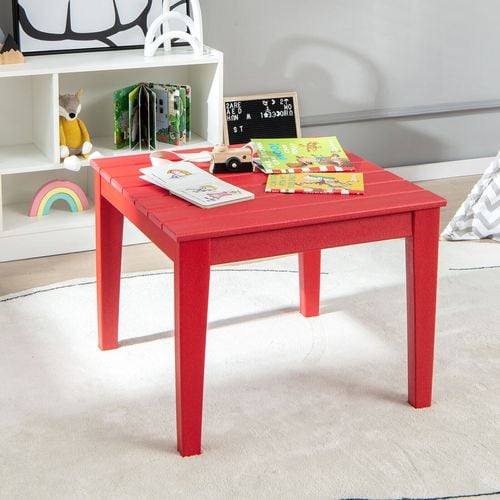 Costway Kids Table Activity Play Study Desk Red - Bunnings Australia