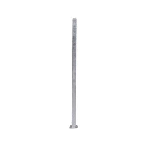 RapidFence 50 x 50mm Roll Top Capped Flanged Fence Post - 1350mm ...