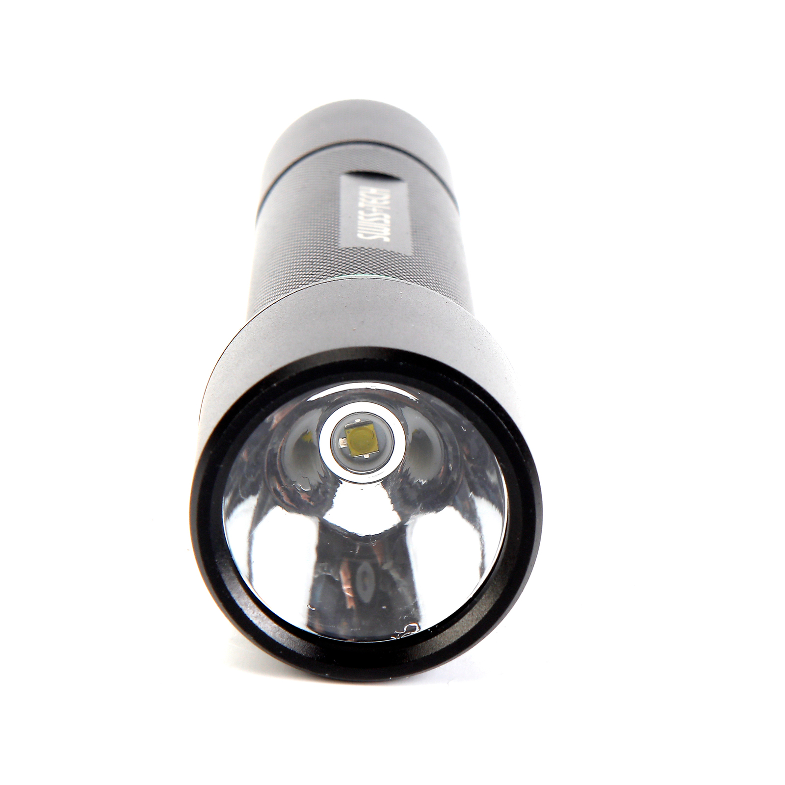 SWISS+TECH 400lm Dual Power Rechargeable Flashlight - Bunnings Australia