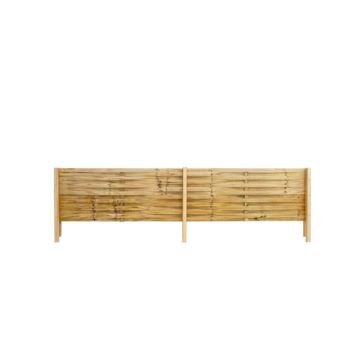 Lattice Makers 2400 x 500mm Fence Extension Woven - Bunnings Australia