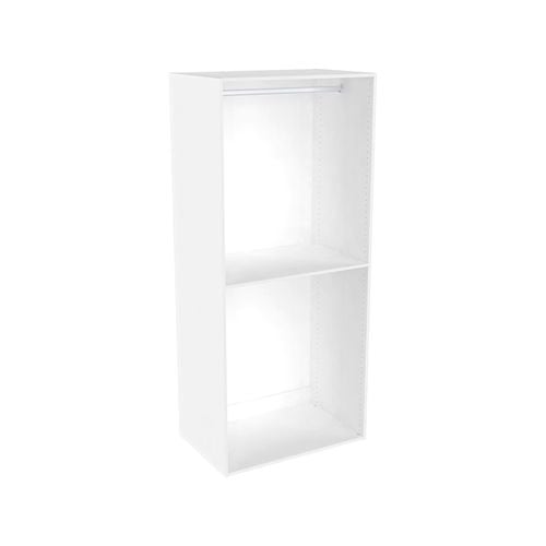Lugna 2048 x 900 x 580mm White Double Hanging Robe Insert - Bunnings ...