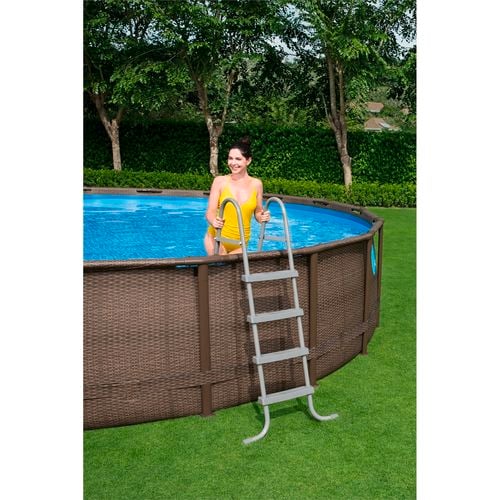 Bestway 4.8 x 1.2m Above Ground Pool Power Steel Vista Set - Bunnings ...