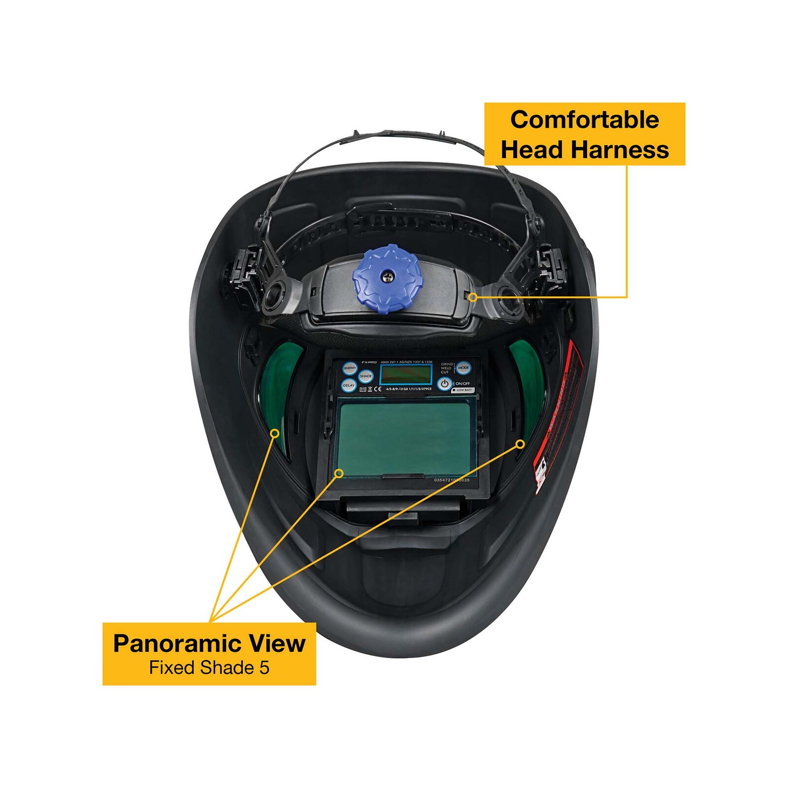 Bossweld FX-Pro Variable Shade Welding Helmet - Bunnings Australia