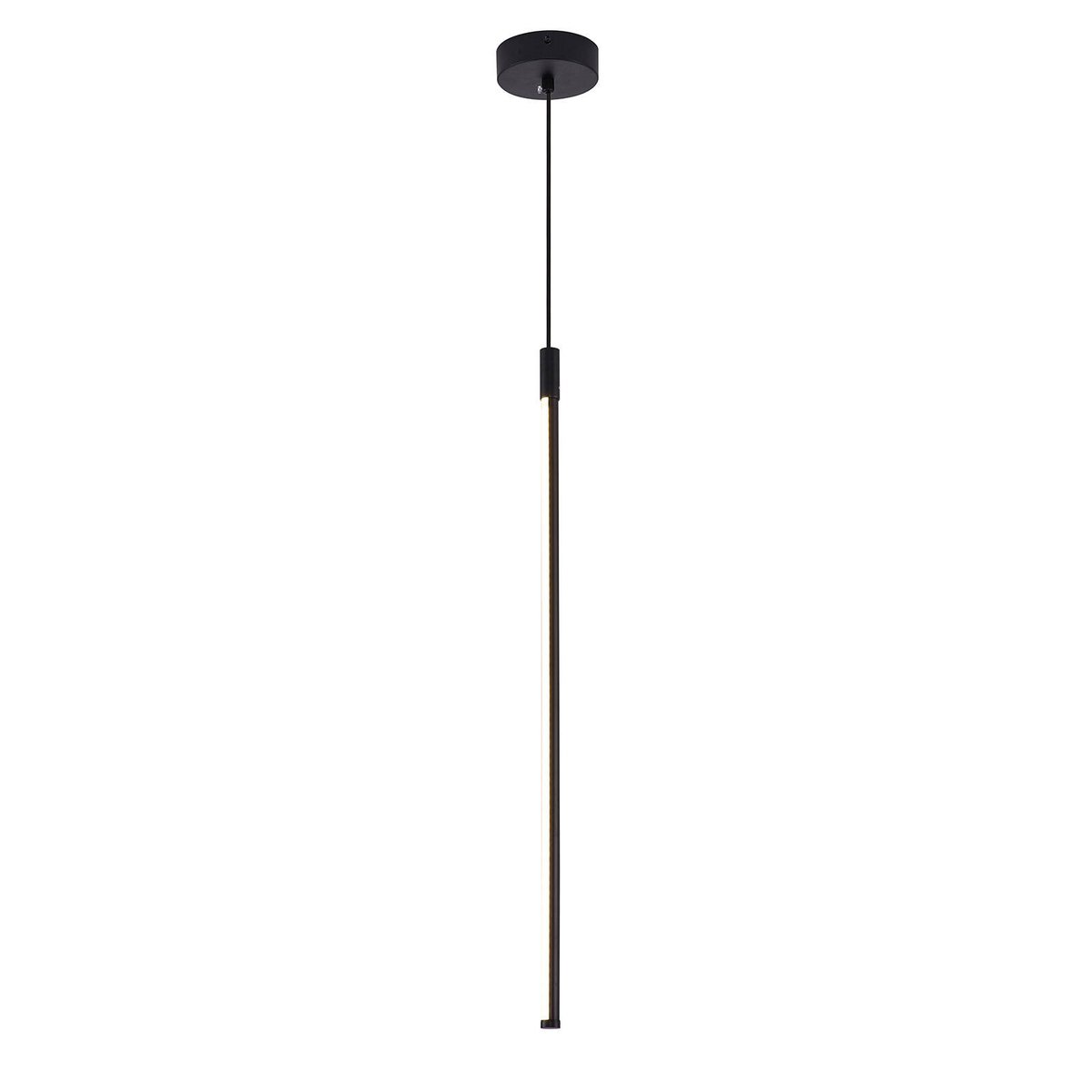 Centric - 1 Light Drop LED Pendant - Black (5000K) - Bunnings Australia