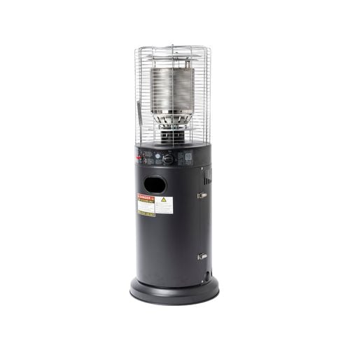 Mimosa Black Matte Outdoor Area Gas Heater - Bunnings Australia