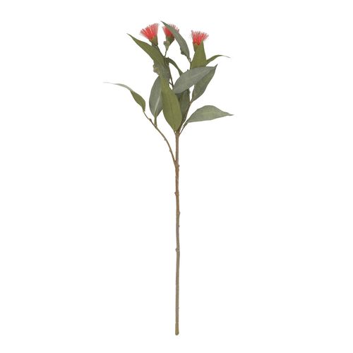 70cm Native Flowering Gum Red Artificial Flower - Bunnings Australia