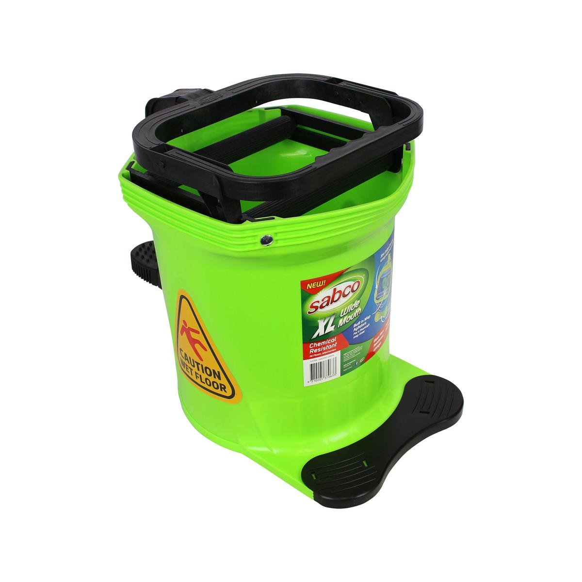 Sabco XL Green Wide Mouth Mop Wringer Bucket - Bunnings Australia