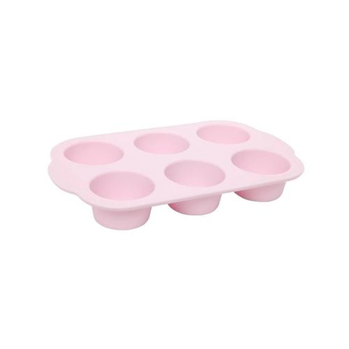Wiltshire Pink Silicone 6 Cup Muffin Pan - Bunnings Australia
