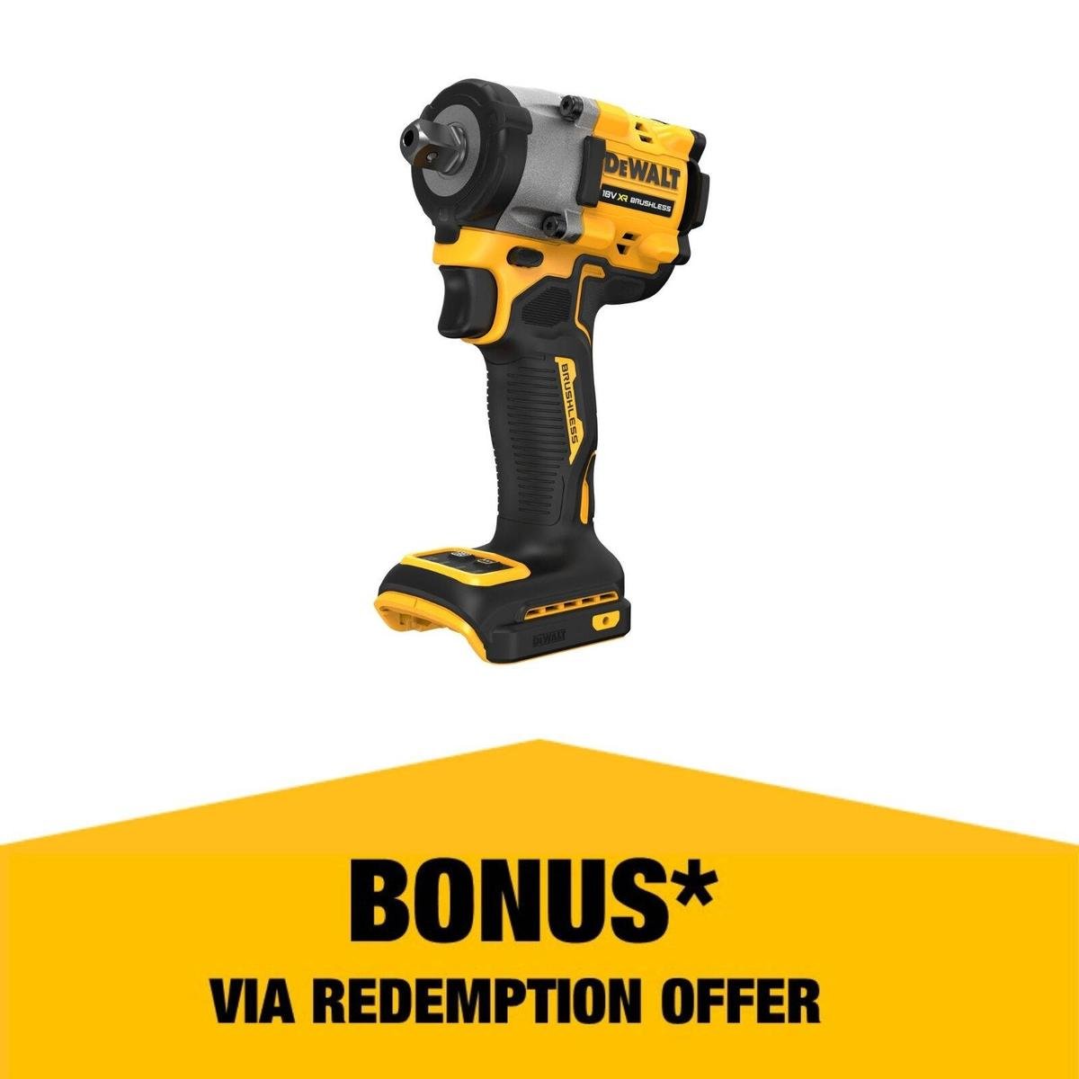 DeWalt 18V XR 1/2" Detent Pin Impact Wrench - Skin Only DCF922N-XJ ...