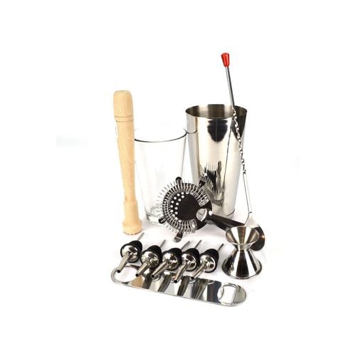 10 Piece Boston Shaker Set With A Free Bar Blade Ss - Bunnings Australia
