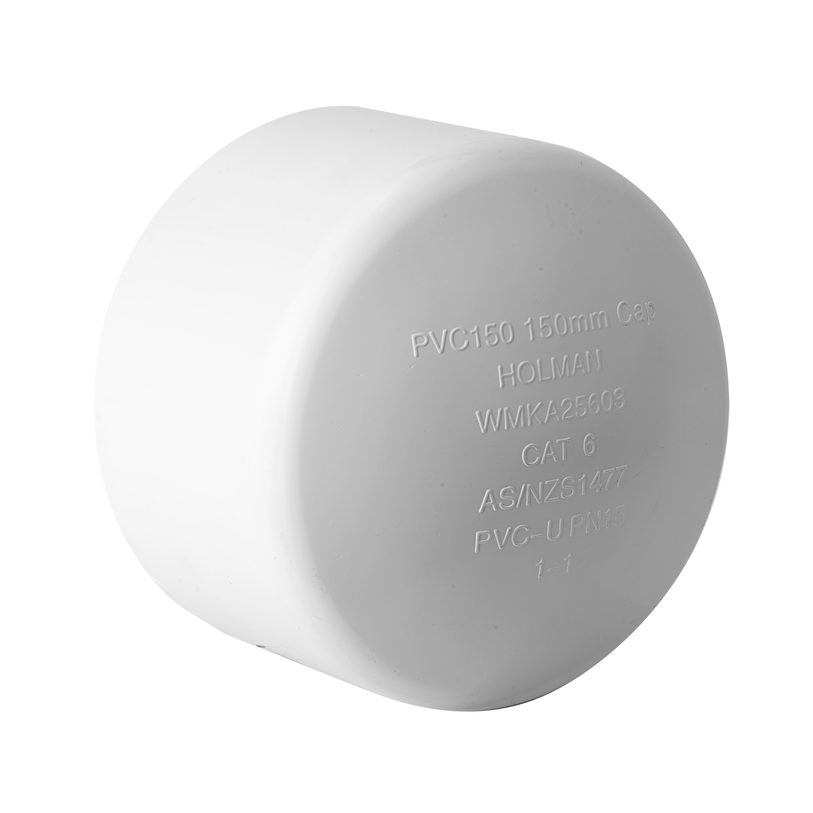 Holman 150mm Press PVC Cap End - Bunnings Australia