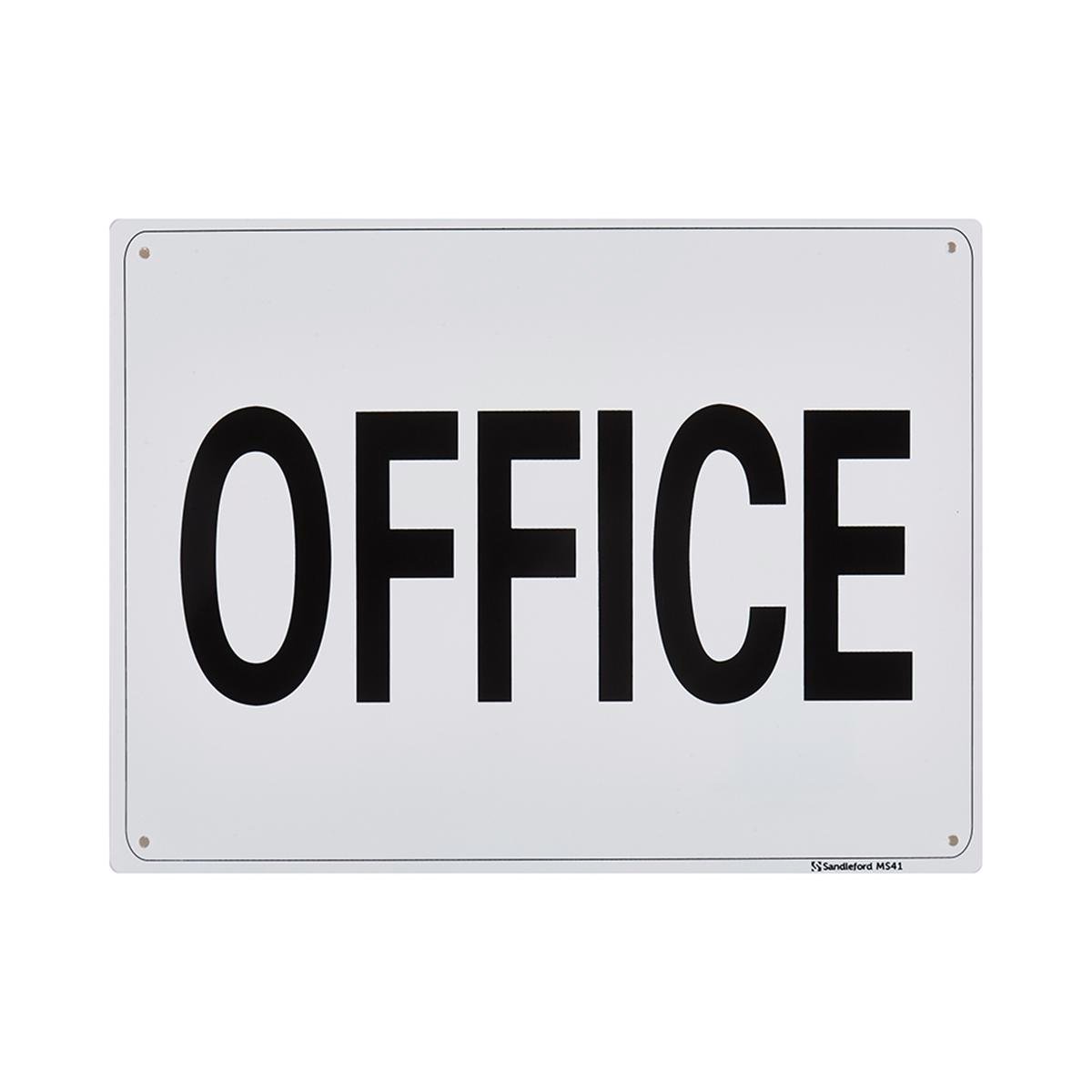 Sandleford 300 x 225mm Office Plastic Sign - Bunnings Australia