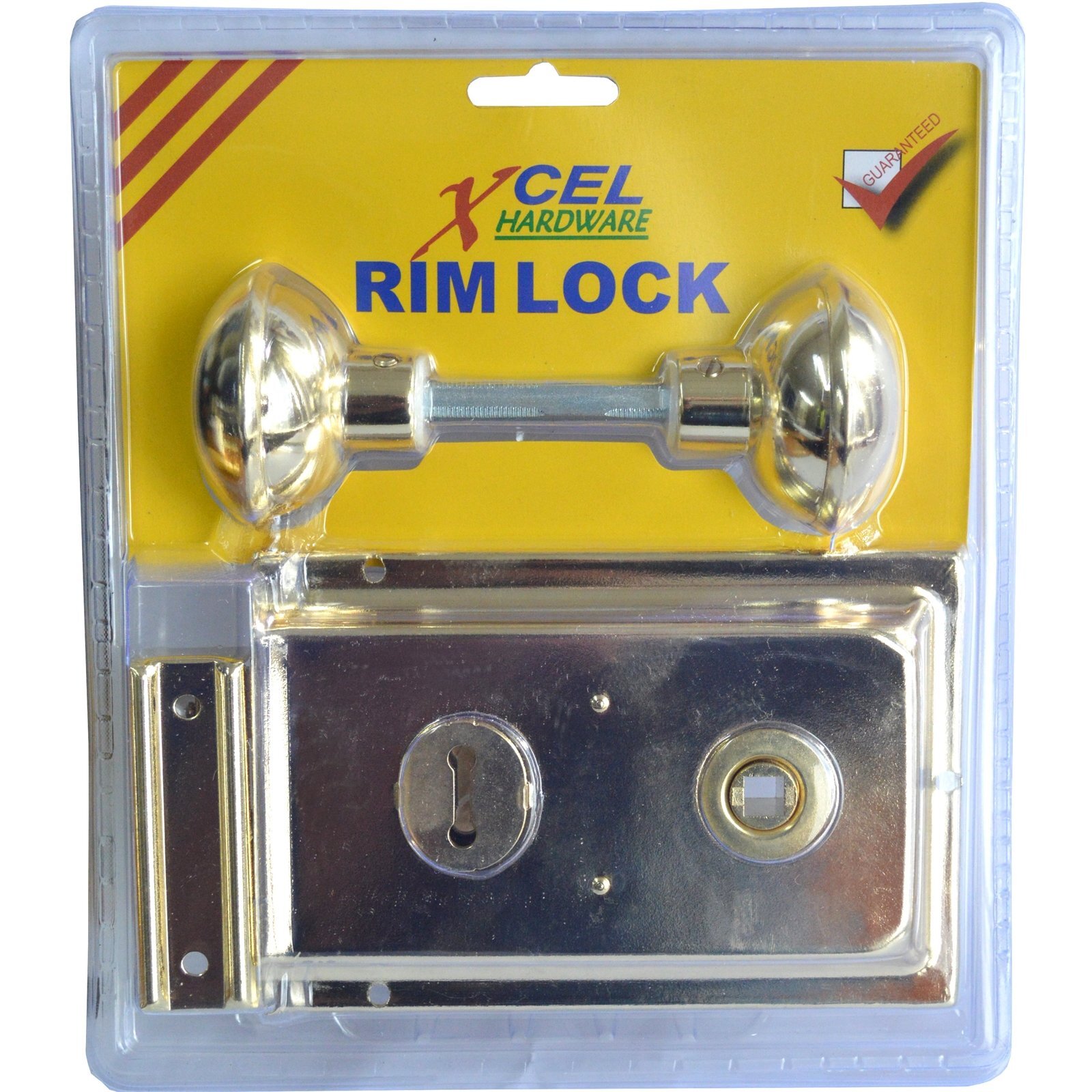 Xcel Brass Double Handle Rimlock - Bunnings New Zealand