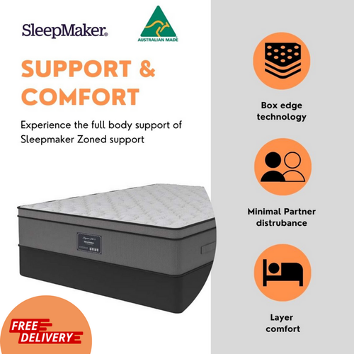 SleepMaker Elegance Fusion Plush Single - Bunnings Australia