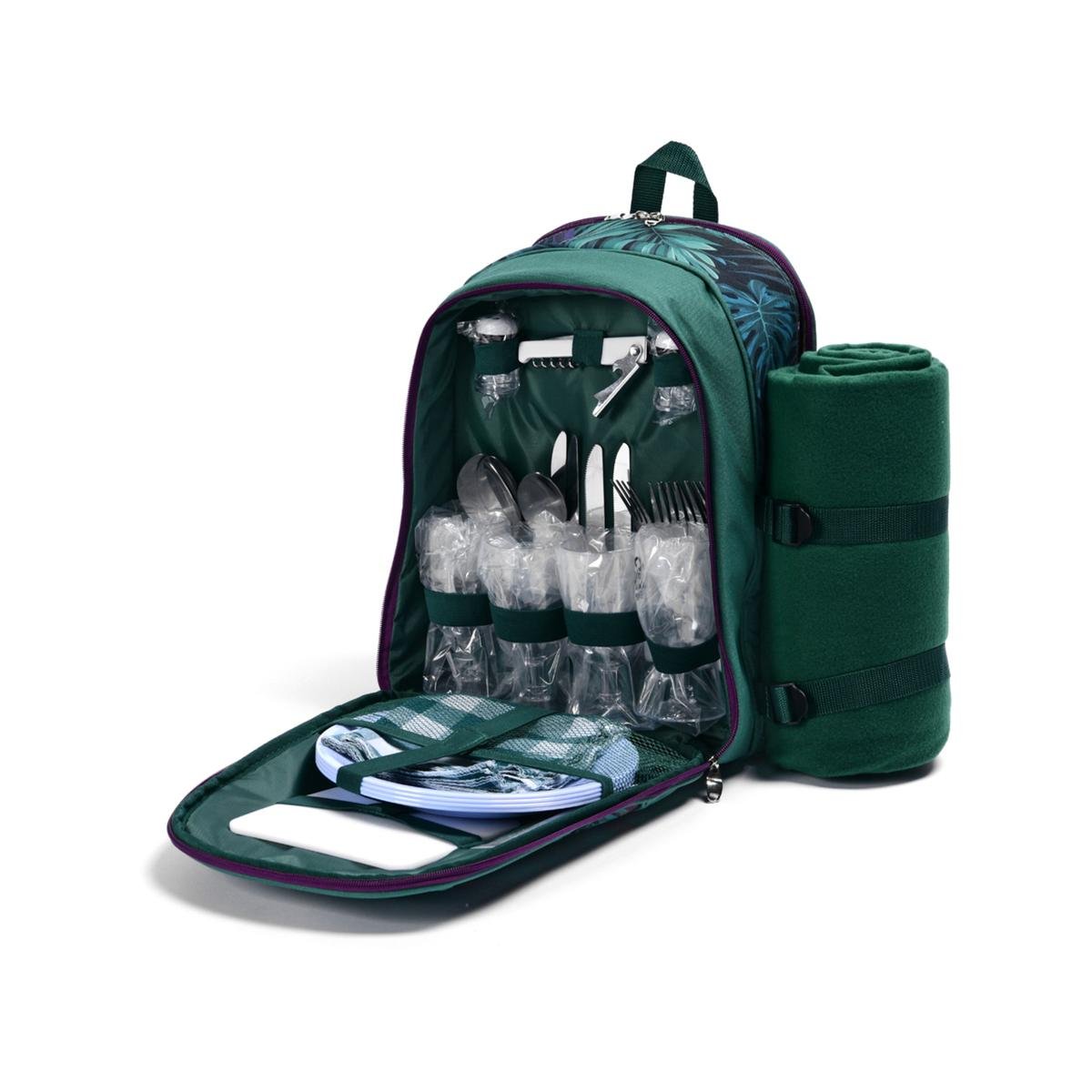 Trailmaster 4 Person Insulated Picnic Backpack w/Blanket - Bunnings ...