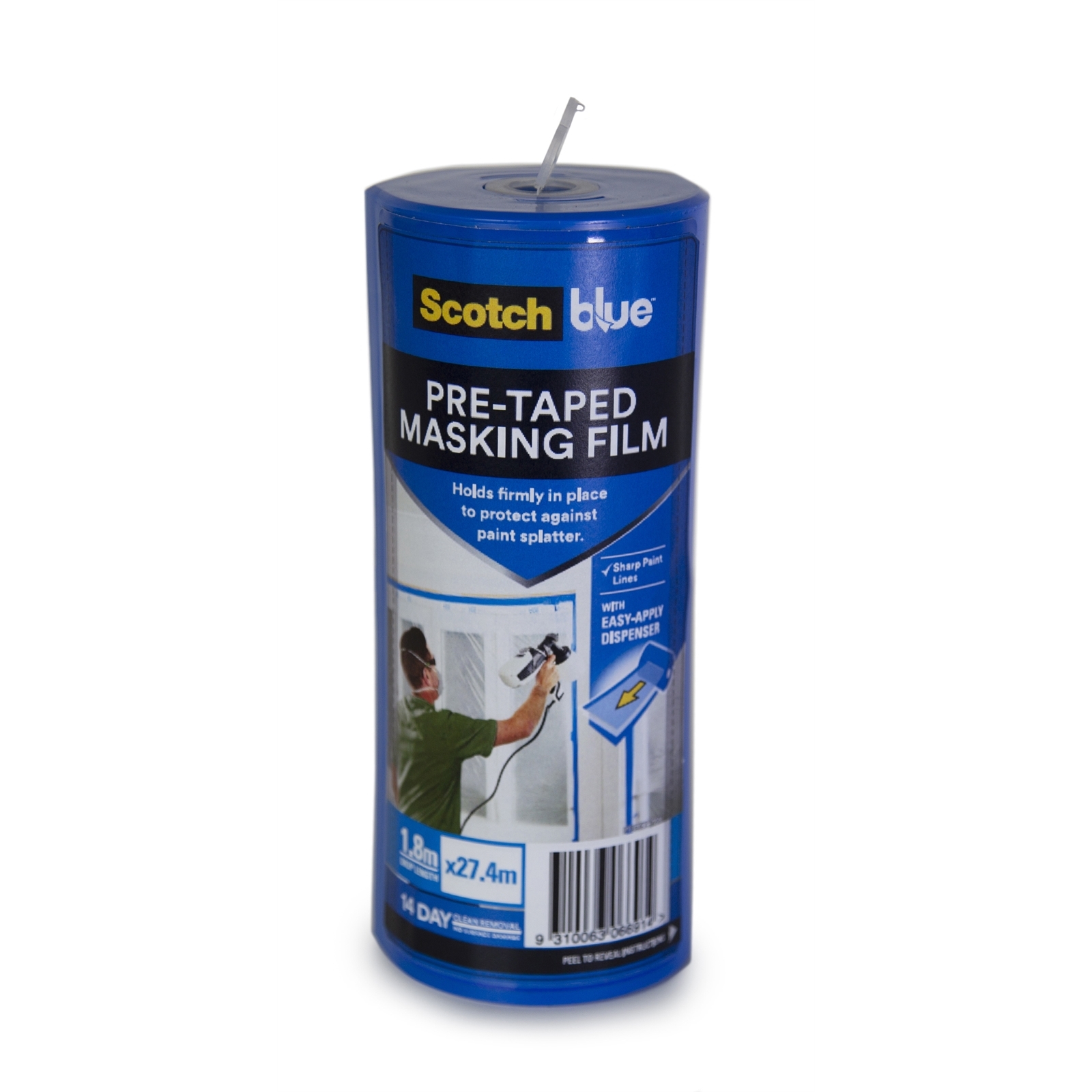 ScotchBlue 1.8 x 27.4m Pretaped Masking Film - Bunnings Australia