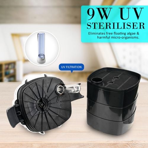Dynamic Power Aquarium UV Light External Canister Filter 1400L/H ...