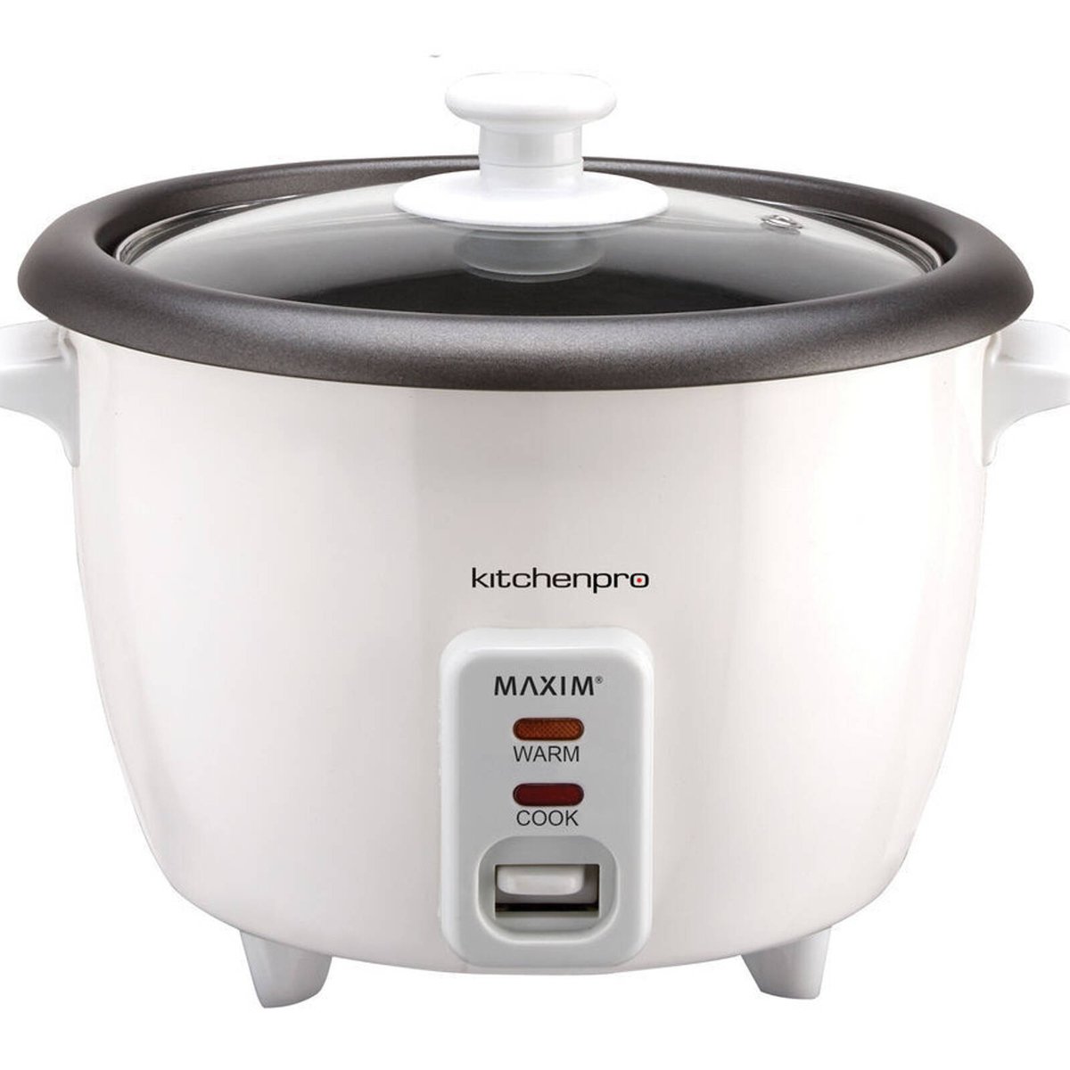 Maxim Kitchen Pro 1.8L/10 Cup Rice Cooker Non-Stick Pan White ...