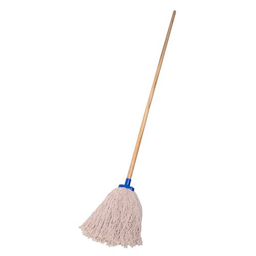 Sabco 600g Cotton Contractor Mop With Wooden Handle - Bunnings New Zealand