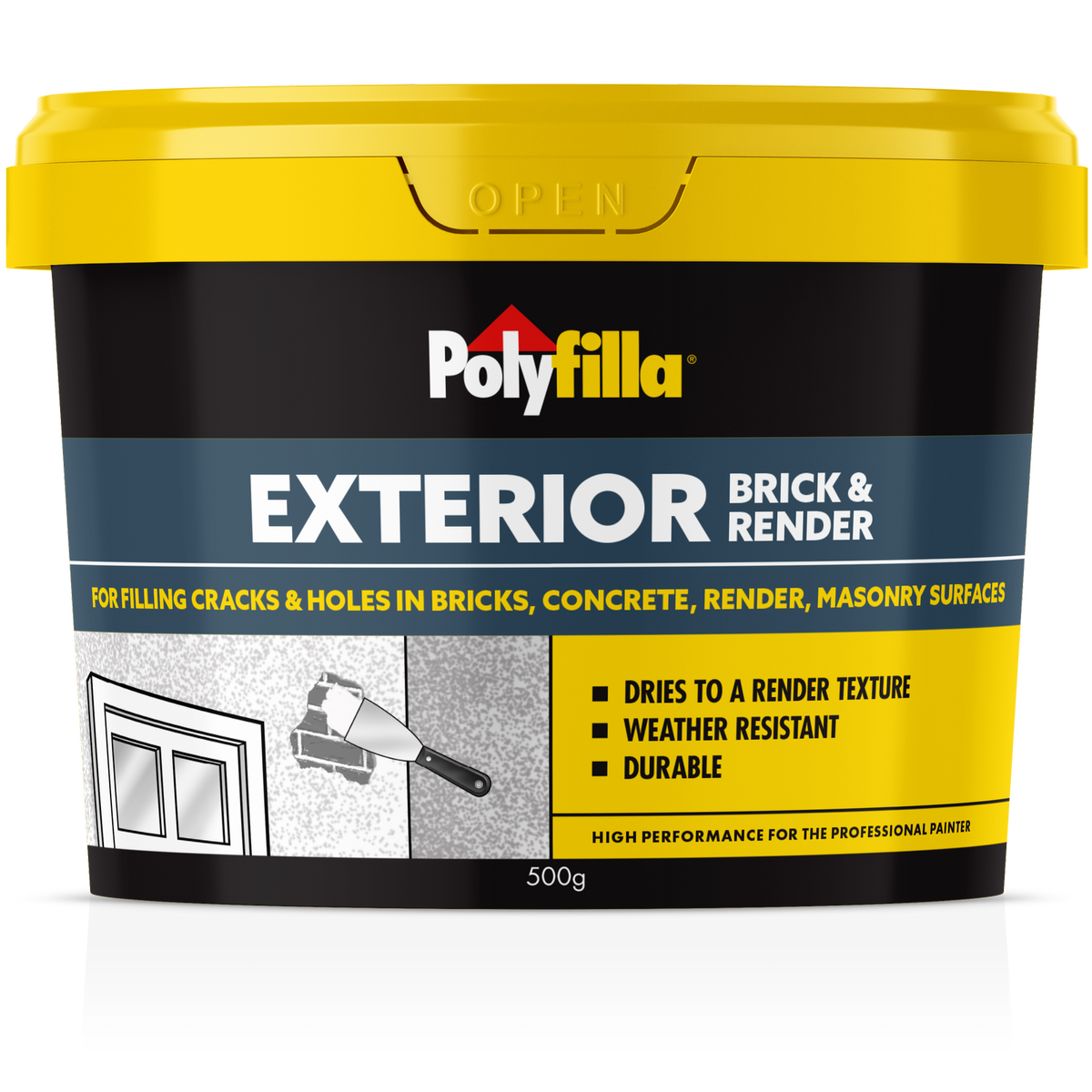 Polyfilla 500g Exterior Brick and Render Masonry - Bunnings Australia