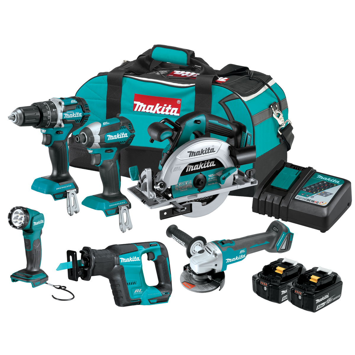 Makita 18V Brushless 6 Piece Combo Kit - Bunnings New Zealand