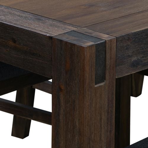 1X Dining Table 180cm Medium Size with Solid Acacia Wooden Base in ...