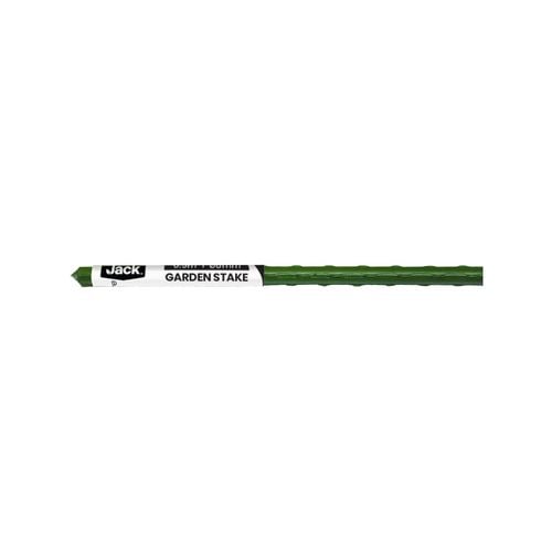 Jack 900 x 8mm Green PVC Coated Metal Garden Stake - Bunnings Australia