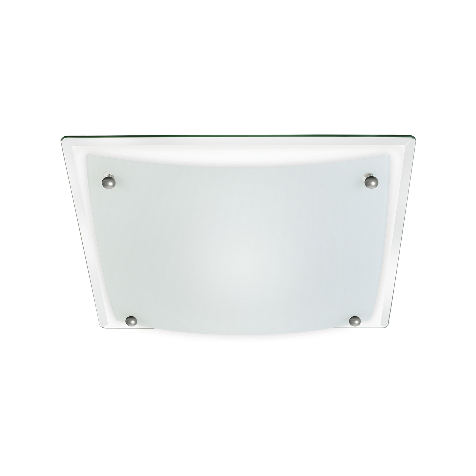 Verve 43cm White Square Glacier Oyster Light Fitting - Bunnings New Zealand