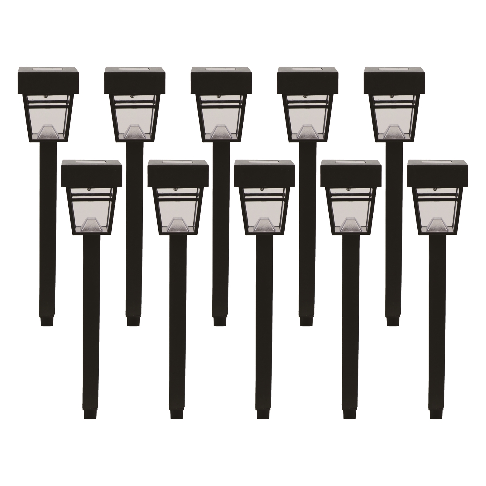 Click Classic Solar LED Pathway Light - Pack of 10 - Bunnings New Zealand