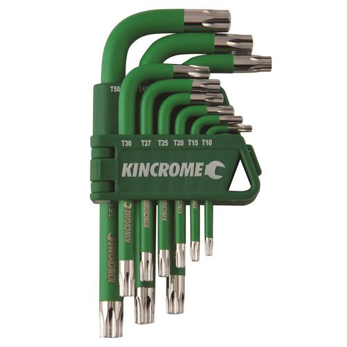 Kincrome 9 Piece Torx Key Set Short Series - Bunnings Australia
