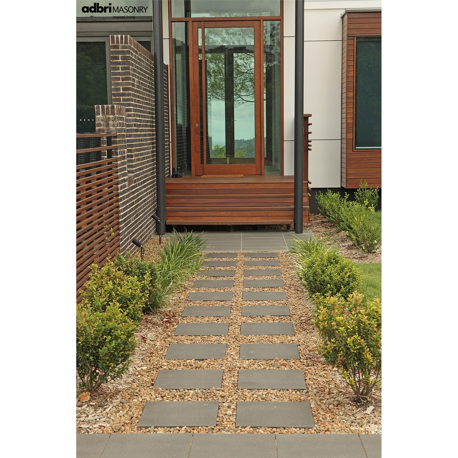 Adbri Masonry 400 x 400 x 40mm Prague Euro Stone Paver - Bunnings Australia