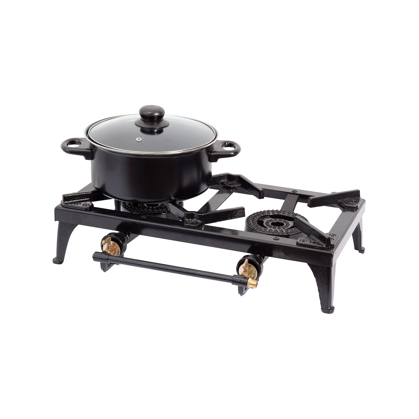 Gasmate Cast Iron Double Burner Country Cooker - Bunnings Australia