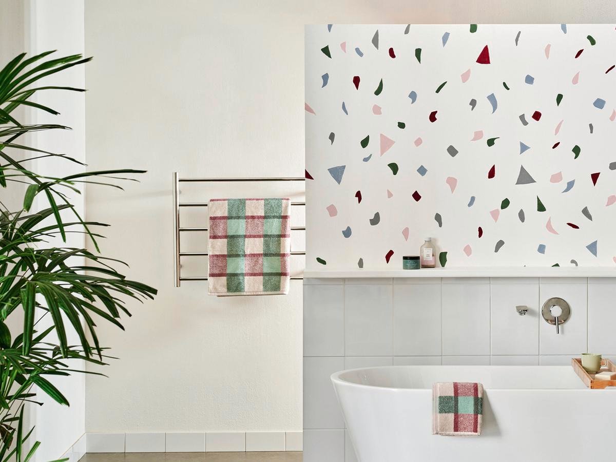 Bathroom Terrazzo Feature Wall - Bunnings Australia