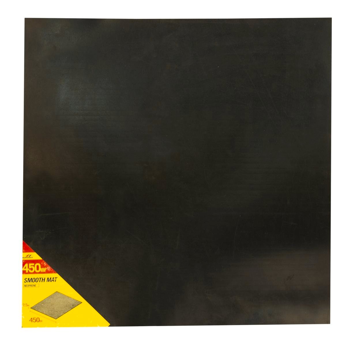 Moroday 450 x 450 x 2.5mm Black Smooth Neoprene Mat - Bunnings Australia