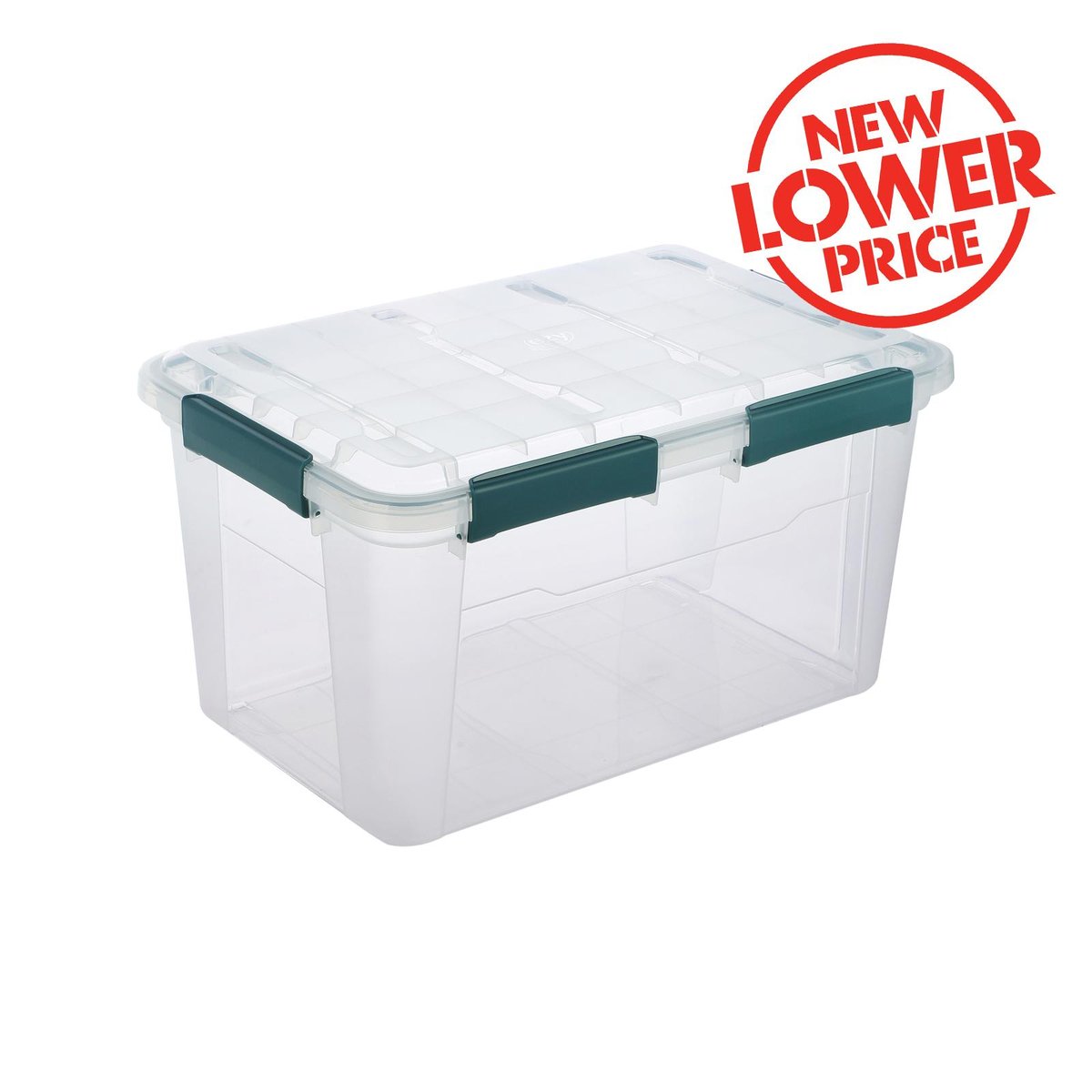 Ezy Storage 50L Waterproof IP67 Clear Storage Container - Bunnings ...