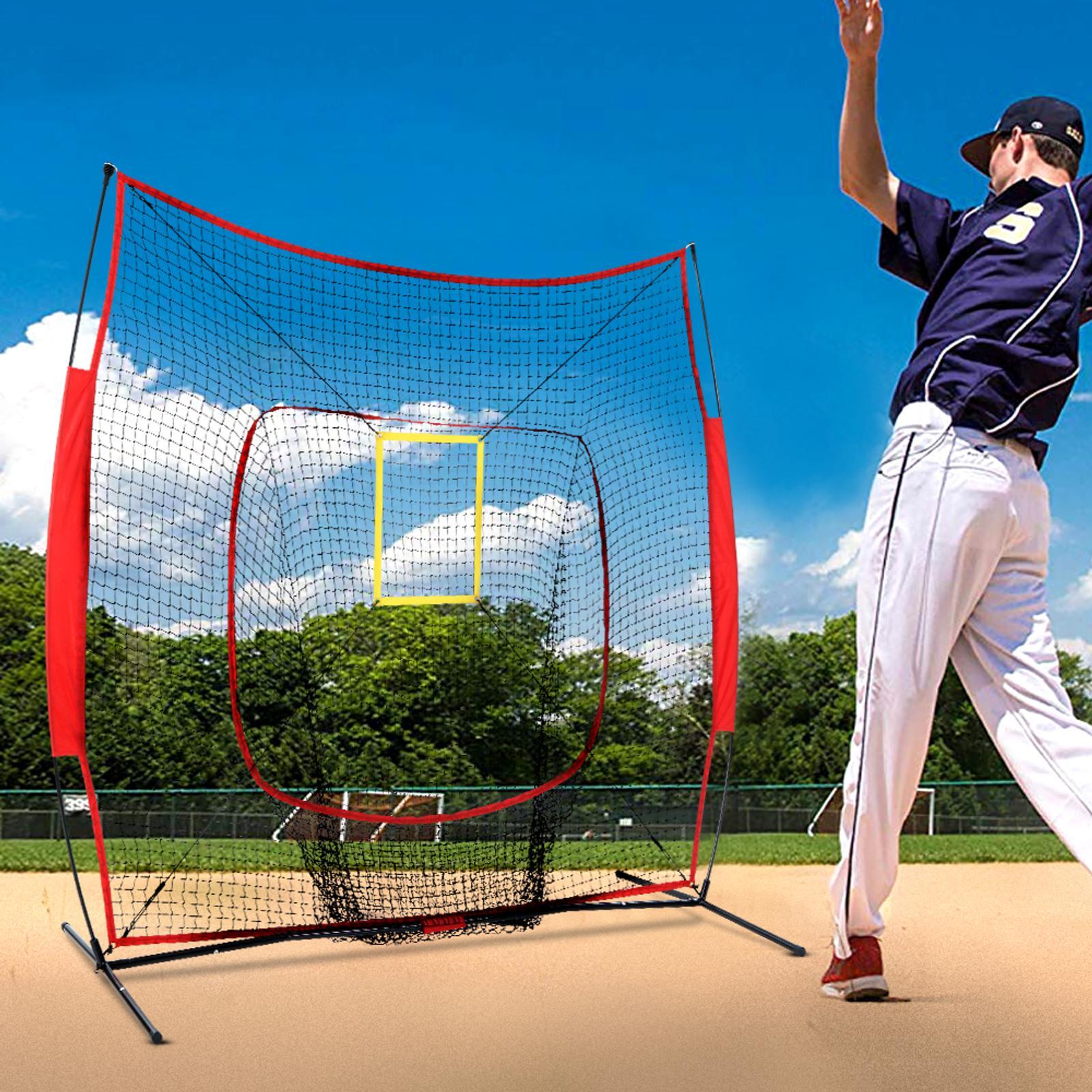 Everfit Baseball Net Stand Sports Training Tennis - Bunnings Australia