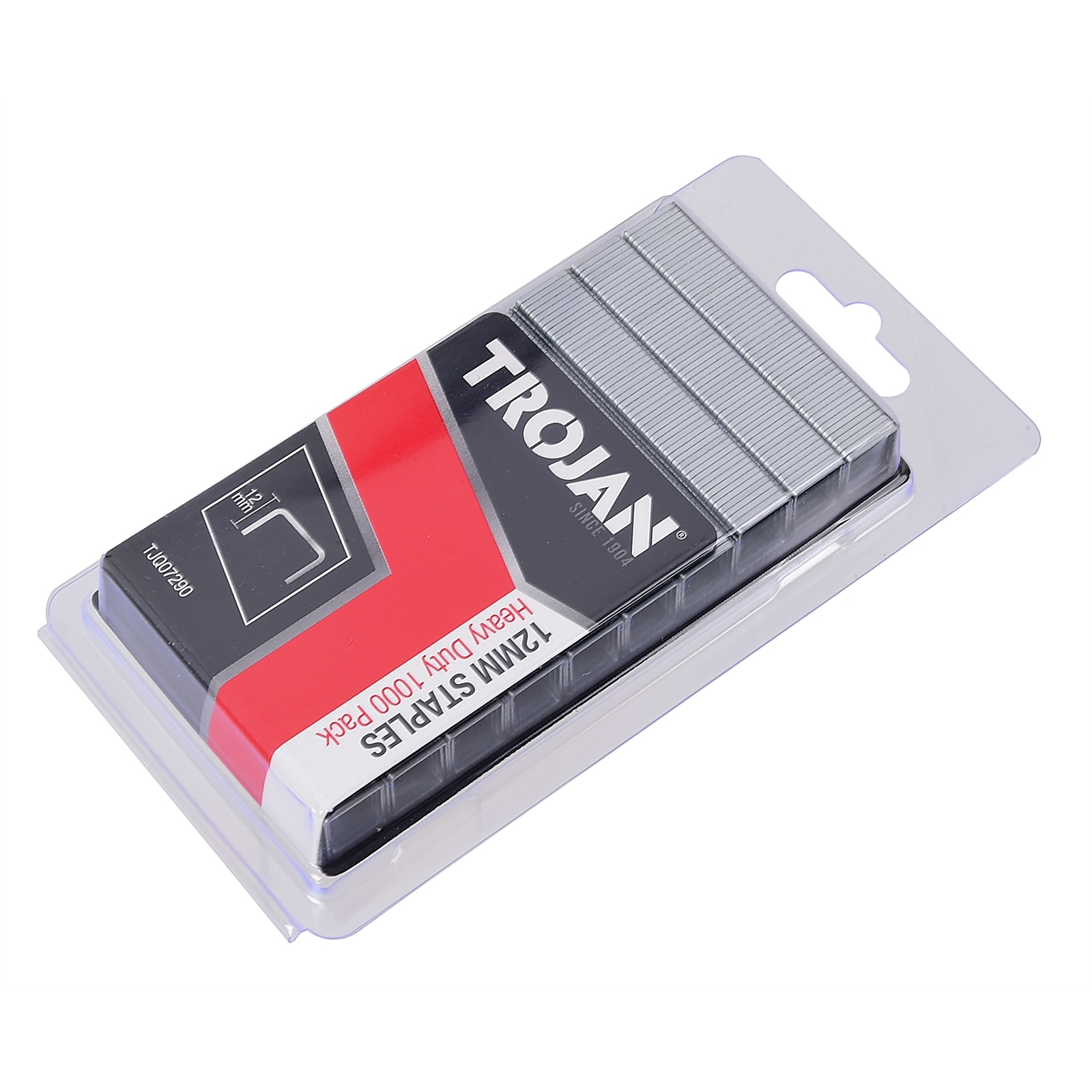 Trojan 12mm Heavy Duty Staples - 1000 Pack - Bunnings Australia