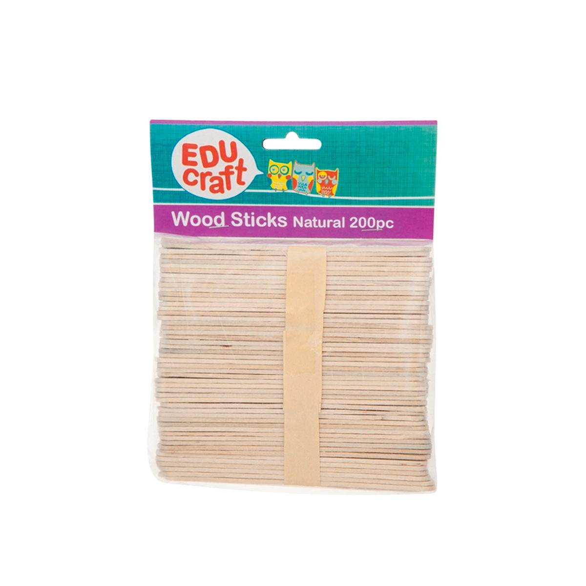 Educraft Pop Sticks Plain 200pc - Bunnings New Zealand