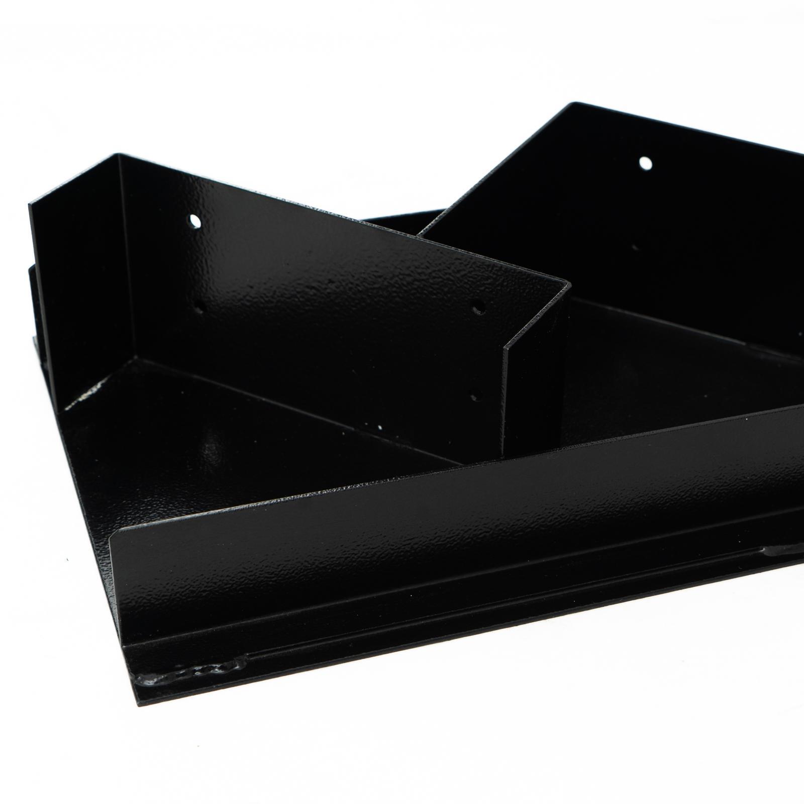 Sandleford 45 Degree Black Feature Fencing Baseplate - Bunnings Australia
