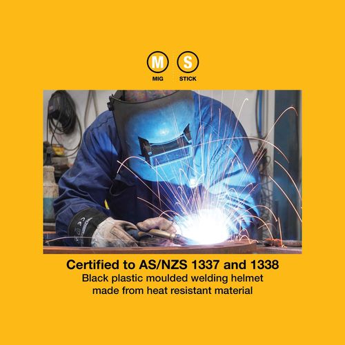 Bossweld Shade 11 Lift Front Welding Helmet - Bunnings Australia
