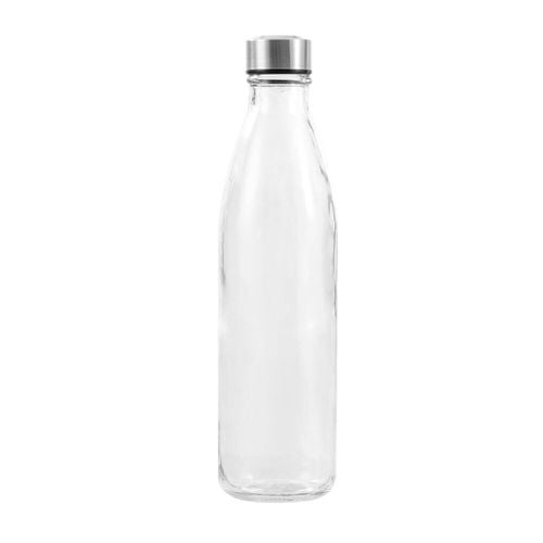 Lemon & Lime 1L Glass Screw Top Lid Water Bottle - Clear - Bunnings ...