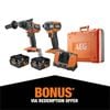 AEG 18V 5.0Ah 2 Piece FUSION Heavy Duty FORCE Kit - Bunnings Australia