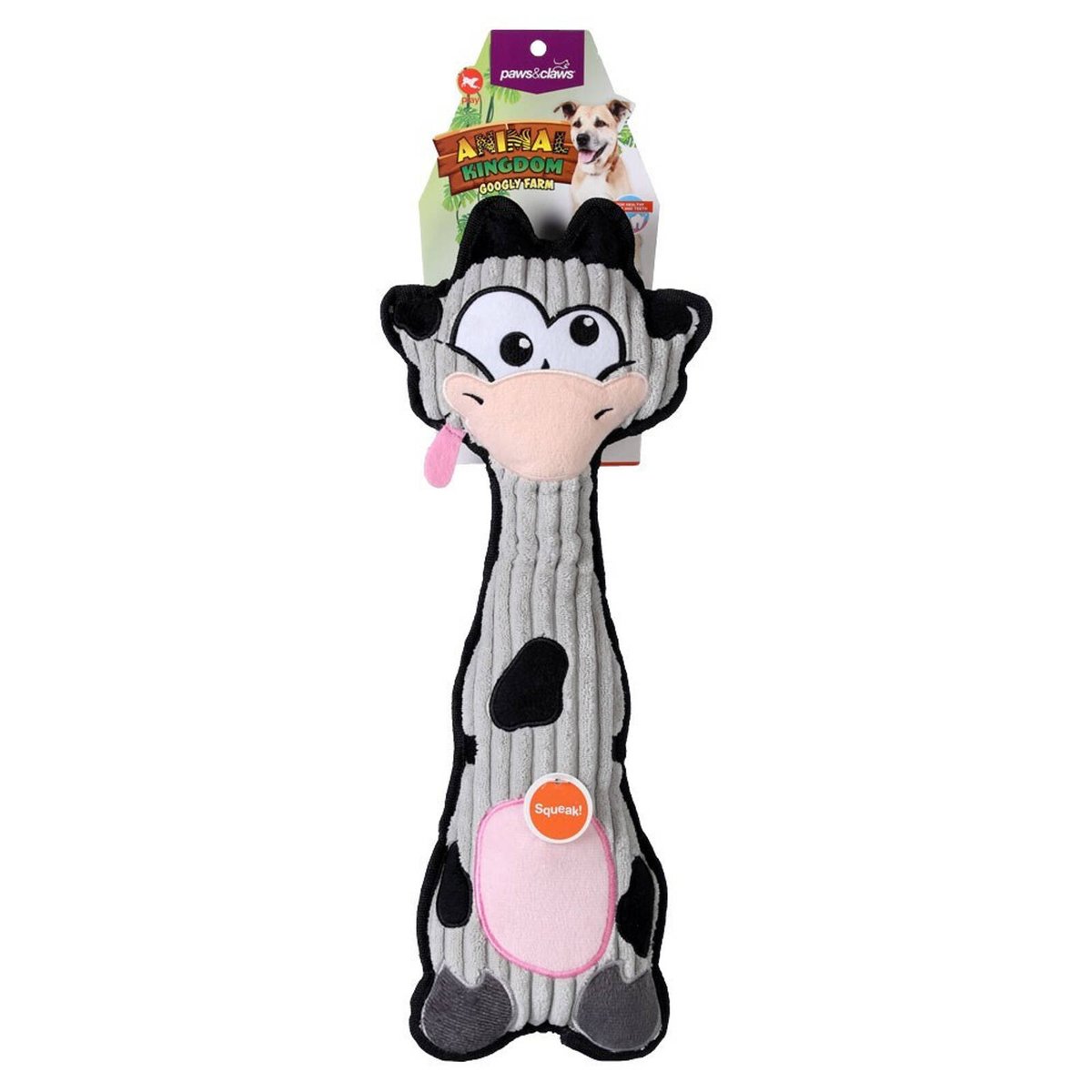 Paws & Claws Animal Kingdom Googly Farm 49x12cm Cow & Chicken Assorted ...