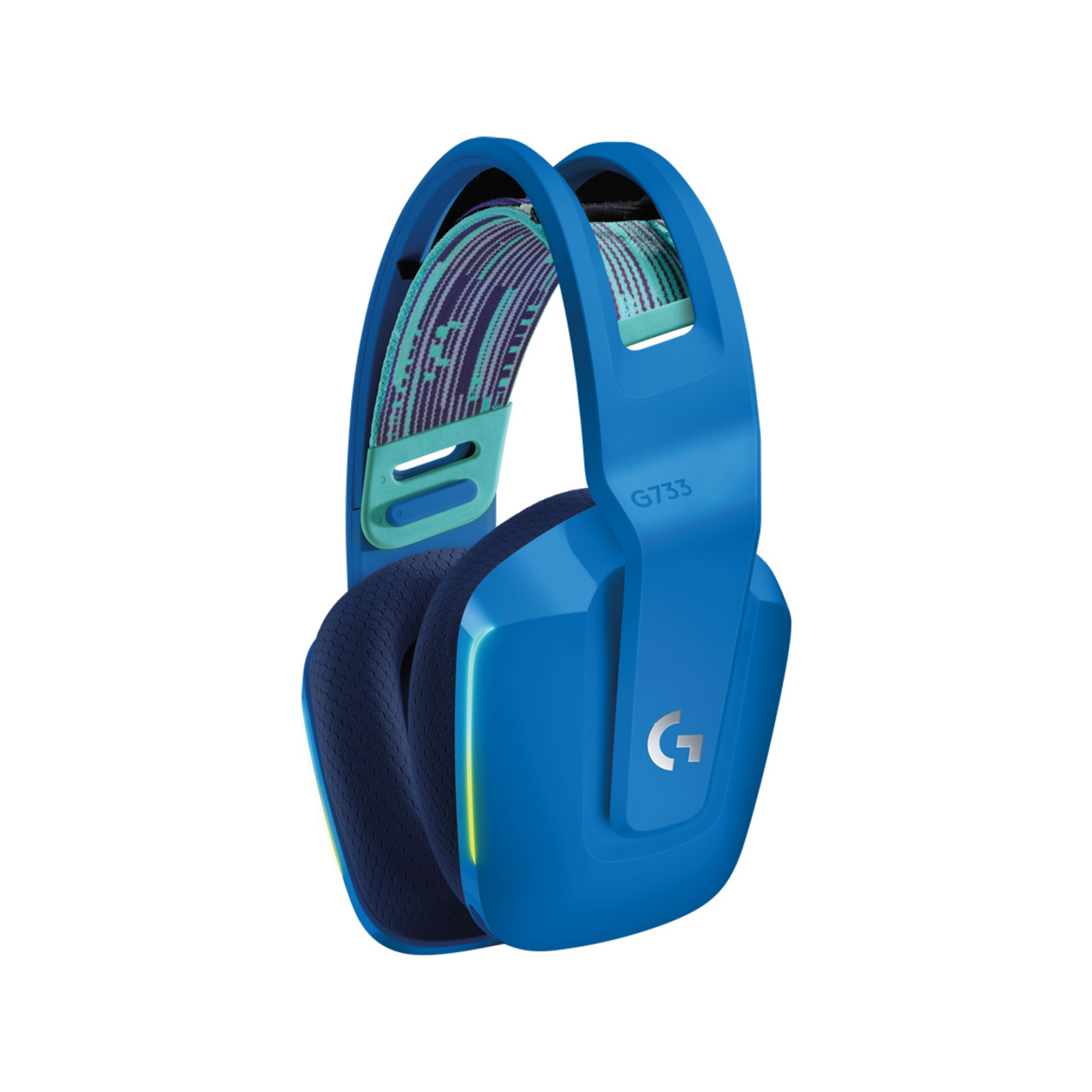 Logitech G G733 Wireless RGB Gaming Headset Head-band - Blue [981 ...