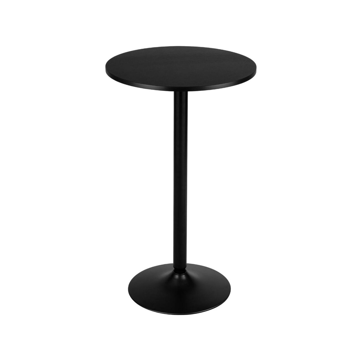 Costway 101cm Round Bar Table for Pub Patio Bistro, Black - Bunnings ...