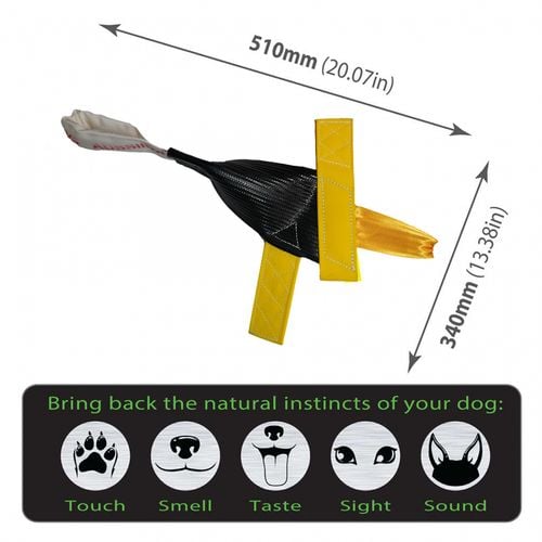 Aussie Dog Products Black Chook Toy - Bunnings Australia