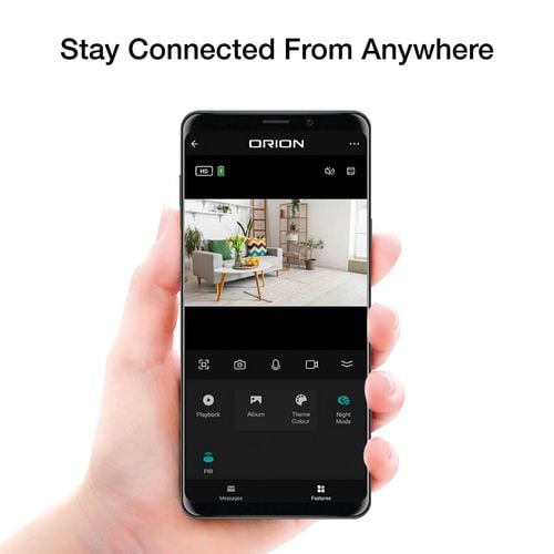 Orion 1080p White HD Grid Connect Smart Pan and Tilt Security Camera ...