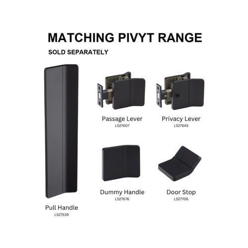 Lane Black Matte PIVYT Dummy Handle - 1 Pack - Bunnings Australia