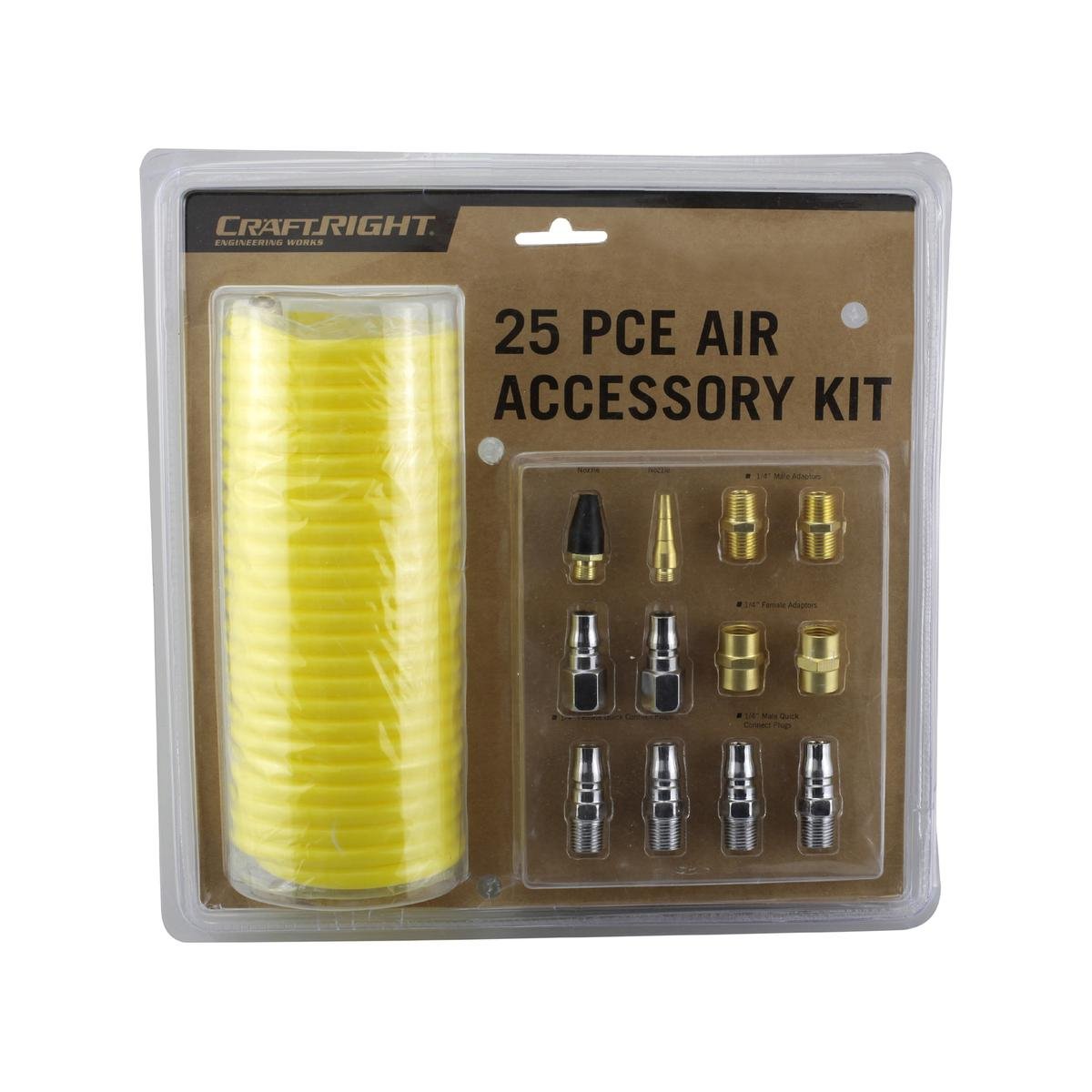 Craftright 25 Piece Air Tool Accessory Kit - Bunnings Australia