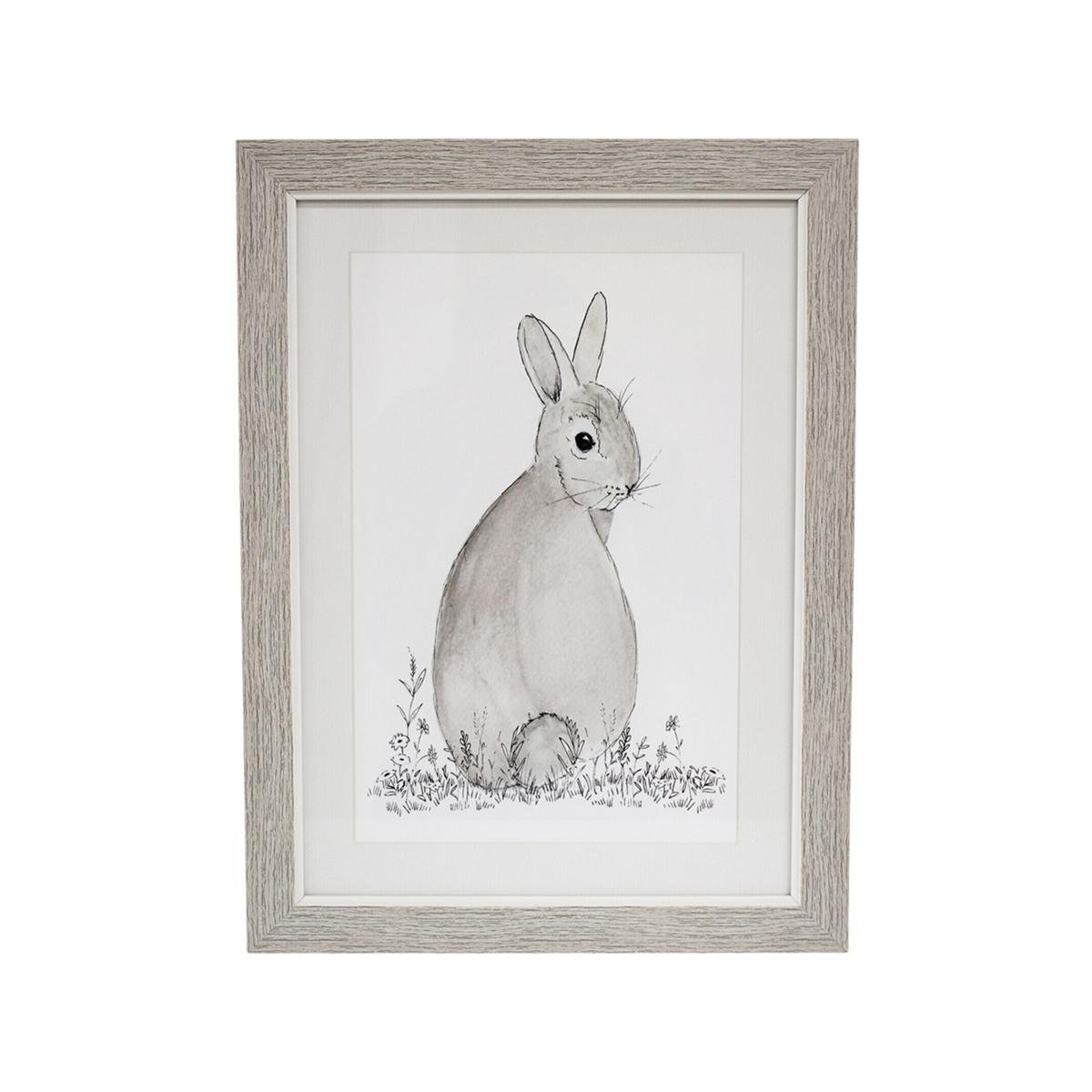 LVD Framed Glass/Resin 30x40cm Print Bunnykins Wall Hanging Art ...